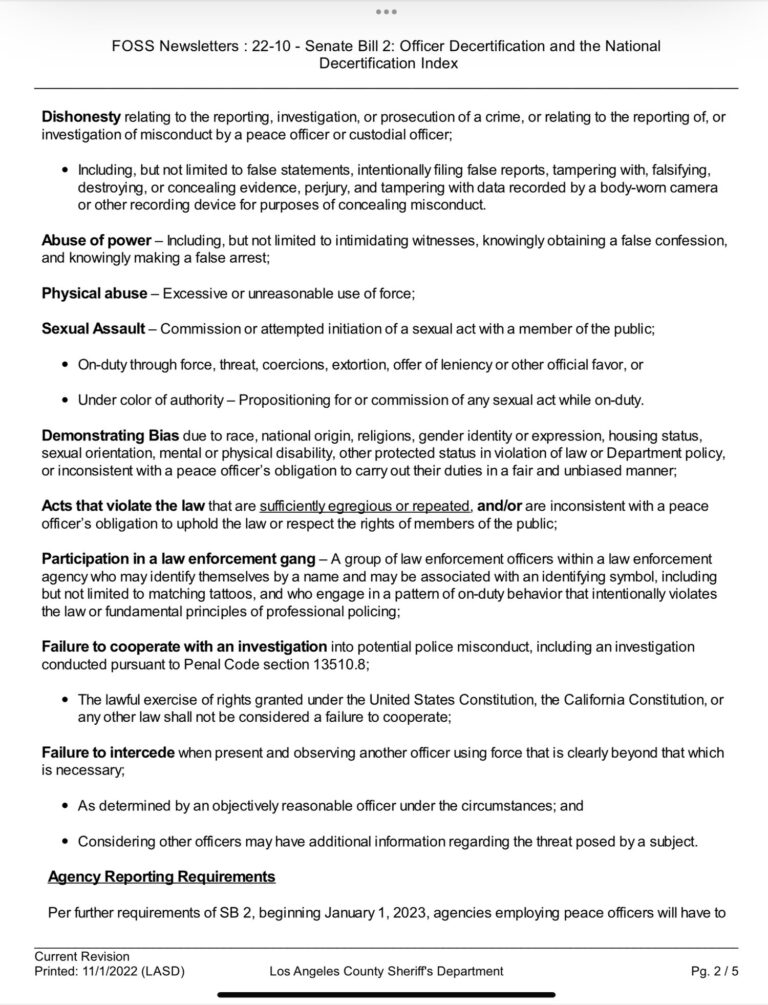 SB2 Information - LASPA